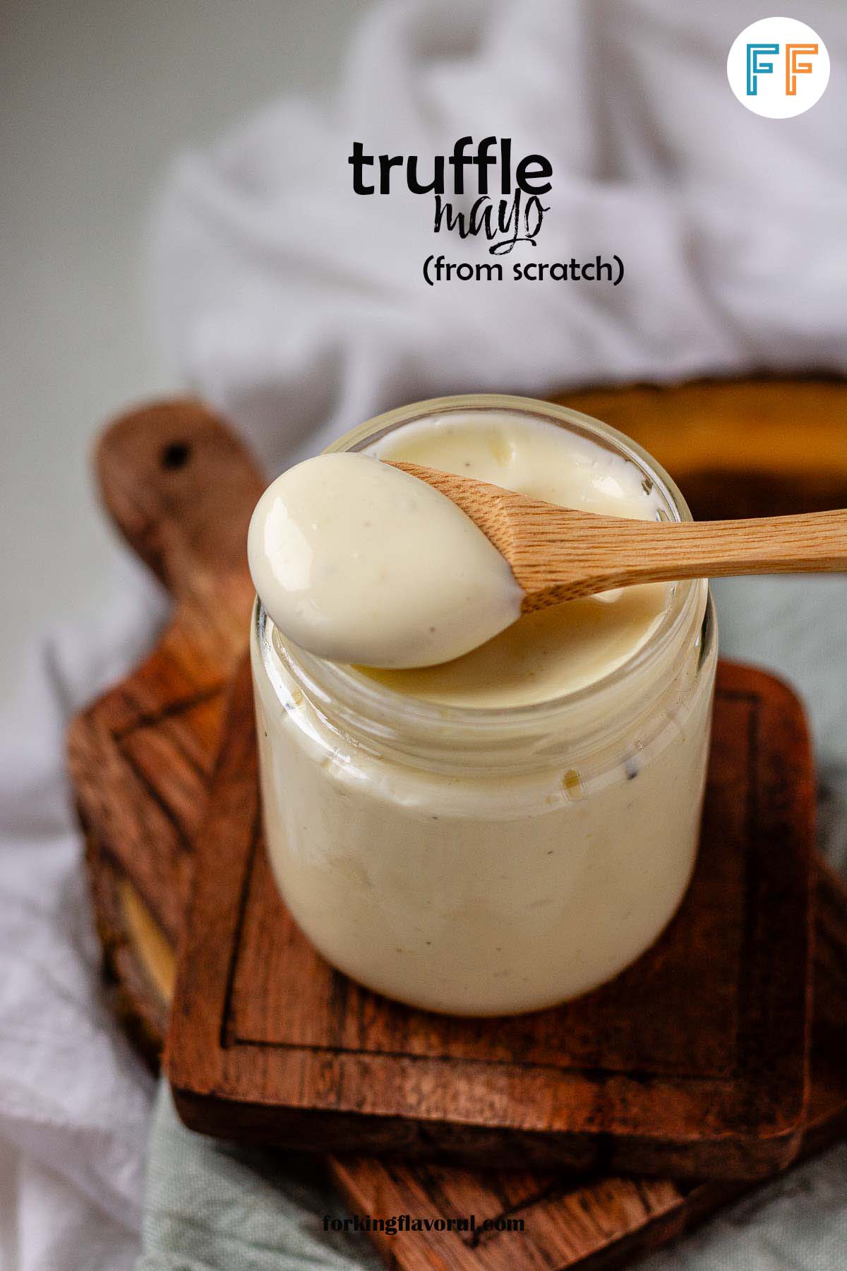 Truffle Mayonnaise From Scratch - Forking Flavorful